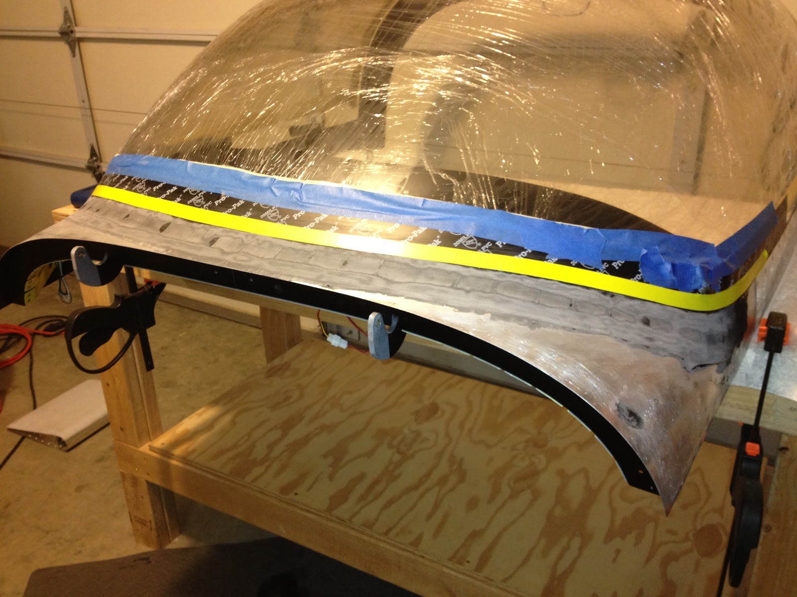 Chad and Bekah's RV-7: Canopy Fairing Continued